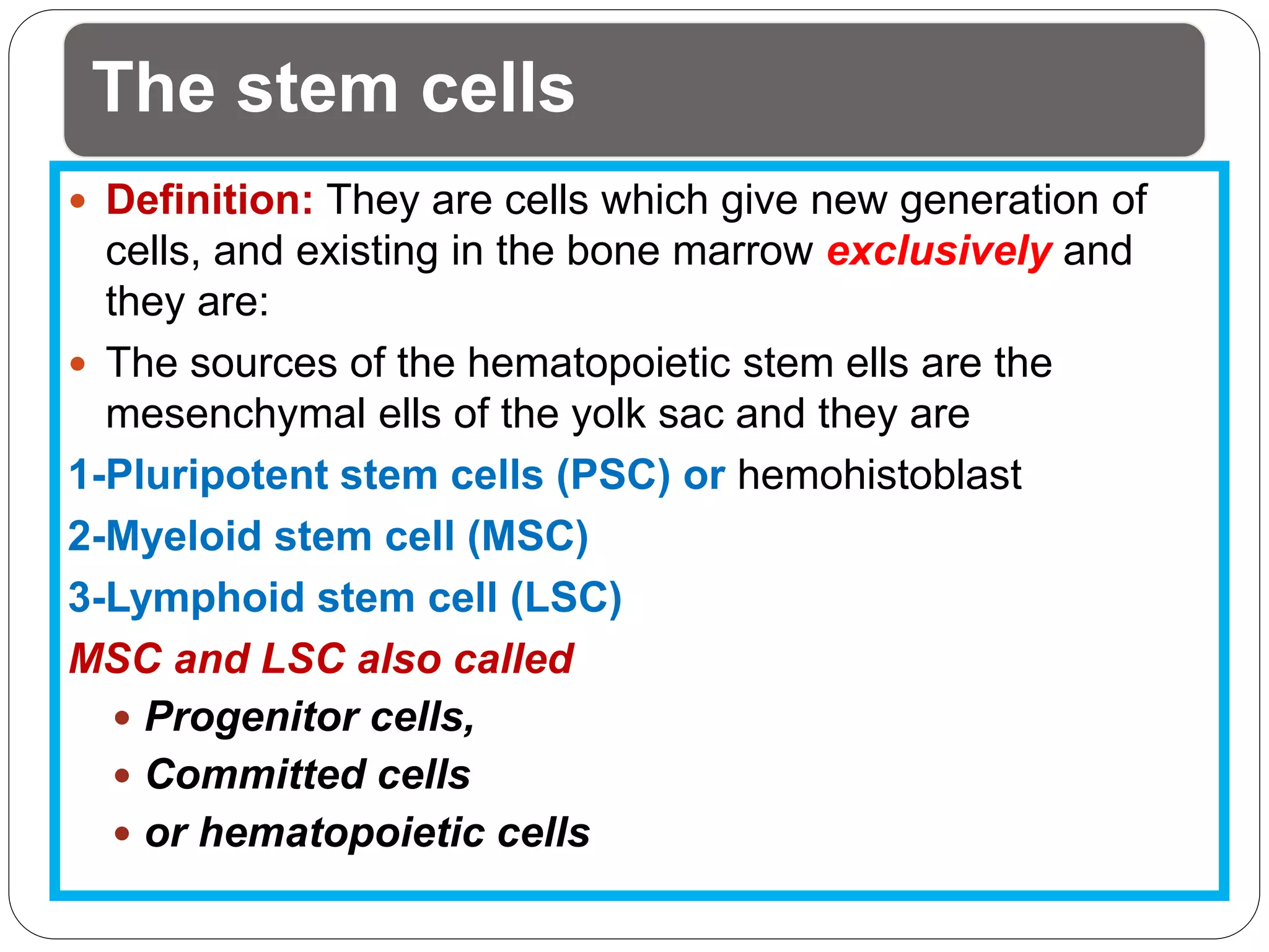 Blood cell production in adult.ppt | Blood Disorders | Diseases and ...