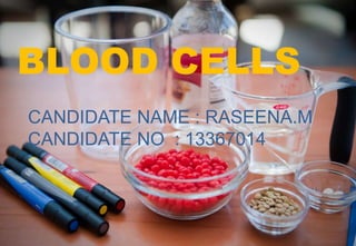 Blood cells | PPTX