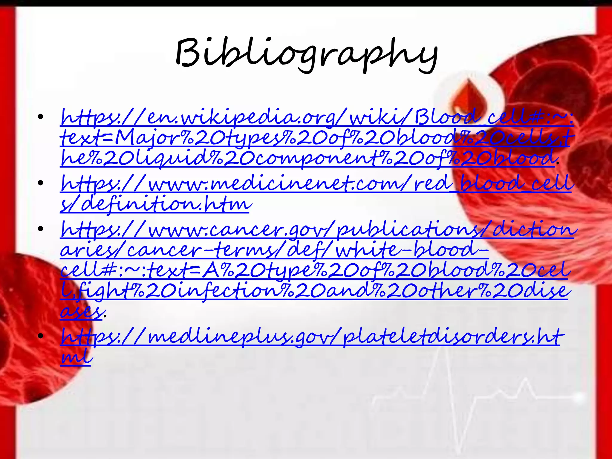 powerpoint presentation on blood cells | PPT