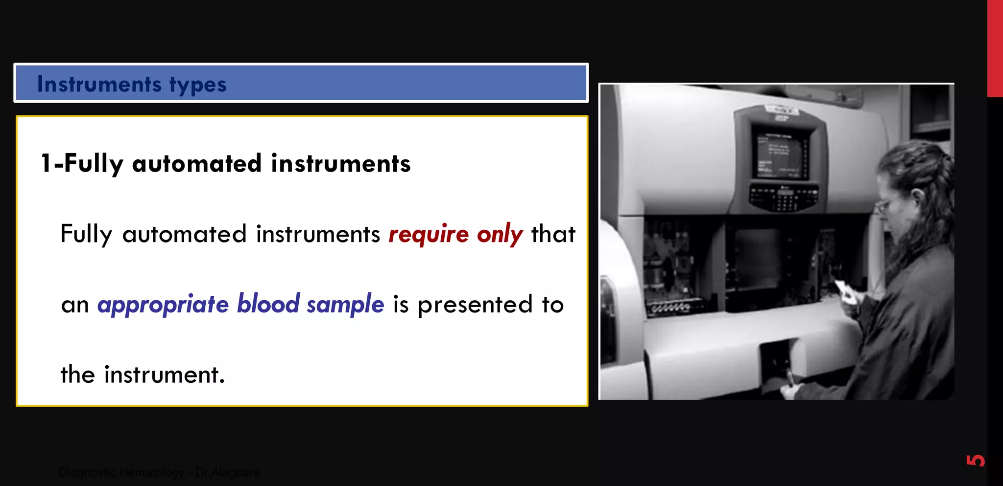 Blood cells counters types - linearity | PPT