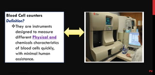 Blood cells counters types - linearity | PPT