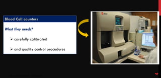 Blood cells counters types - linearity | PPT