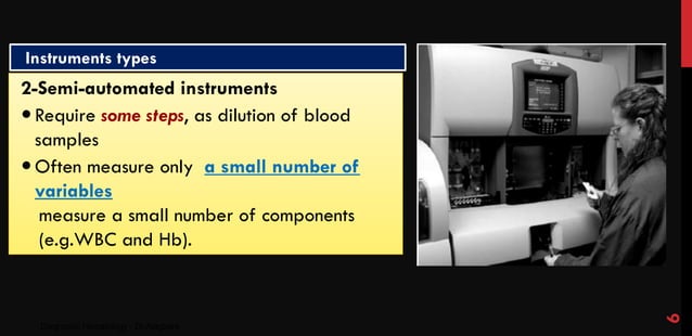 Blood cells counters types - linearity | PPT