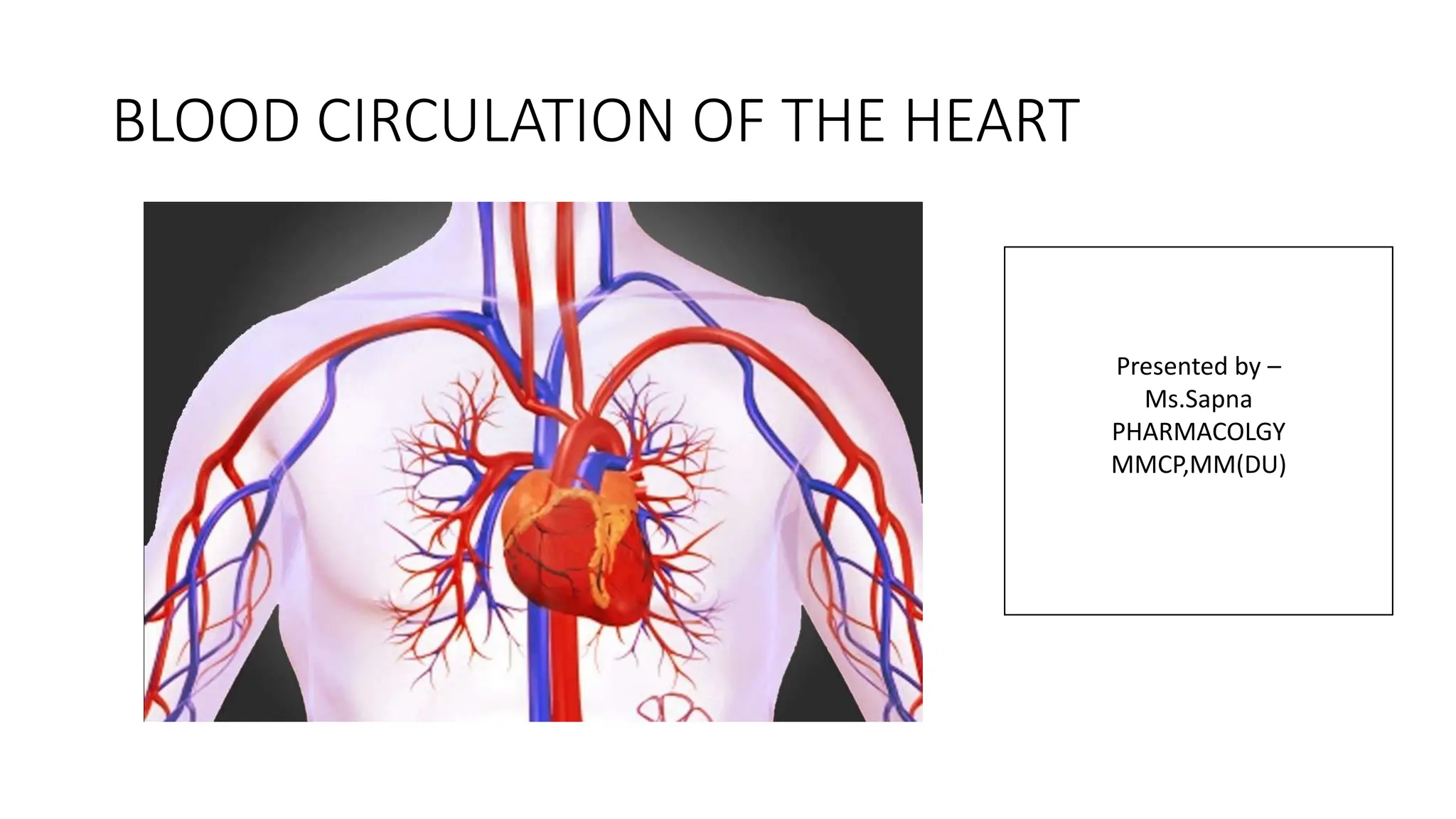 Blood Circulation Of Heart PHARMACOLOGY.pptx