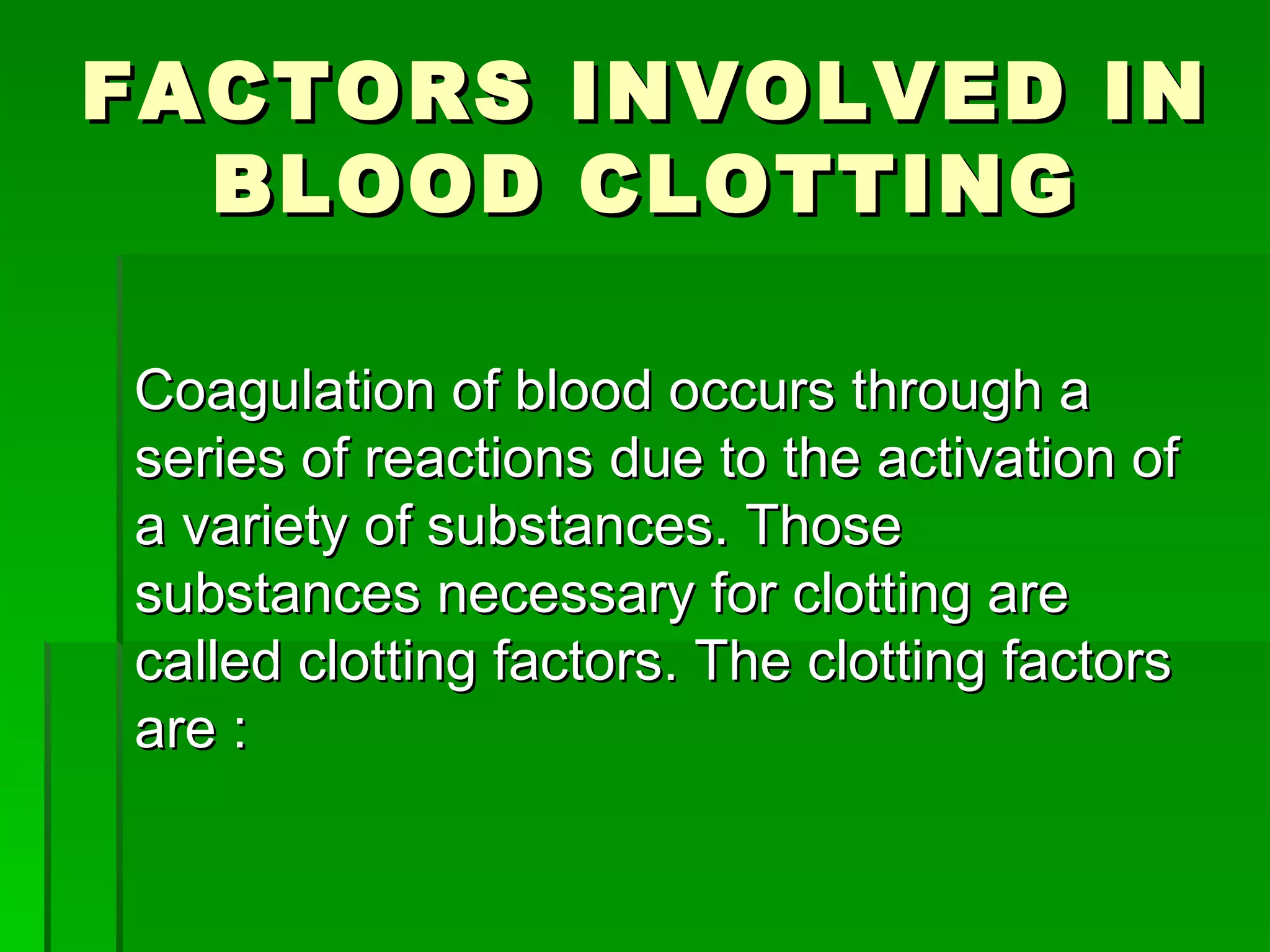 Blood clotting | PPT