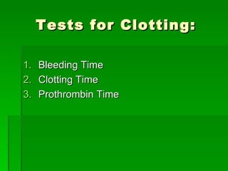 Blood clotting | PPT