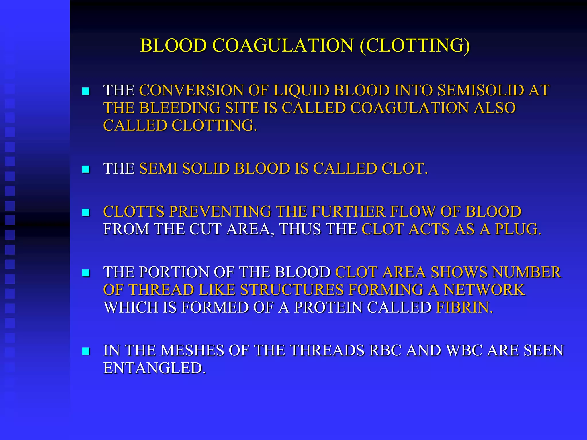 Blood clotting mechanism | PPT