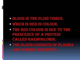 Blood components | PPTX