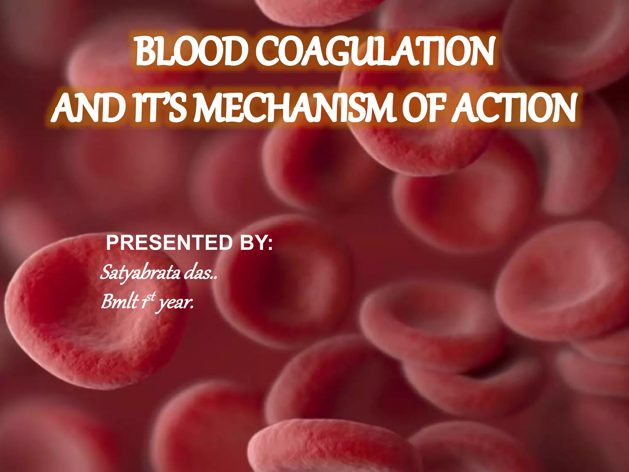 Blood coagulation | PPT