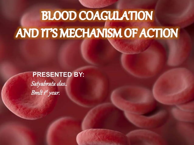 Blood coagulation | PPT