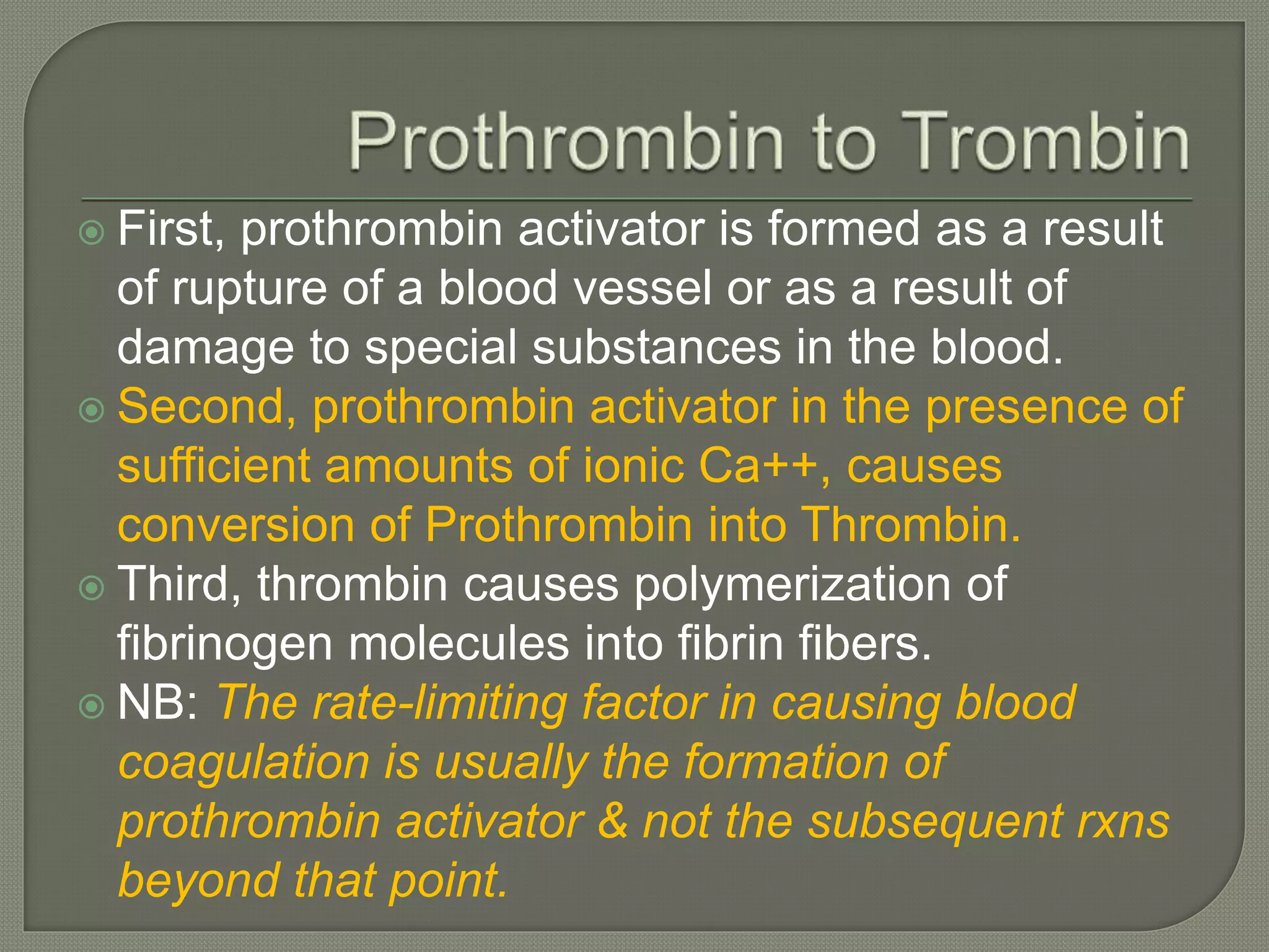 Blood coagulation-Blood Clot | PPT