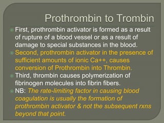 Blood coagulation-Blood Clot | PPT