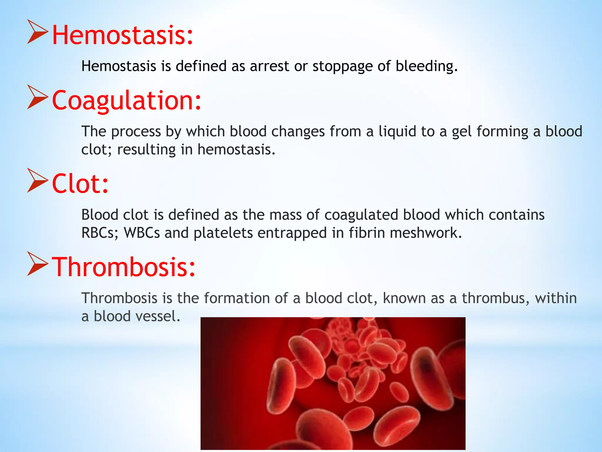Blood coagulation | PPTX