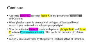 blood coagulation & clotting mechanism.pptx