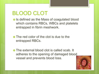 BLOOD COAGULATION + BLOOD GROUP.pptx