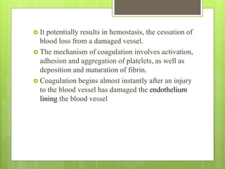 BLOOD COAGULATION + BLOOD GROUP.pptx