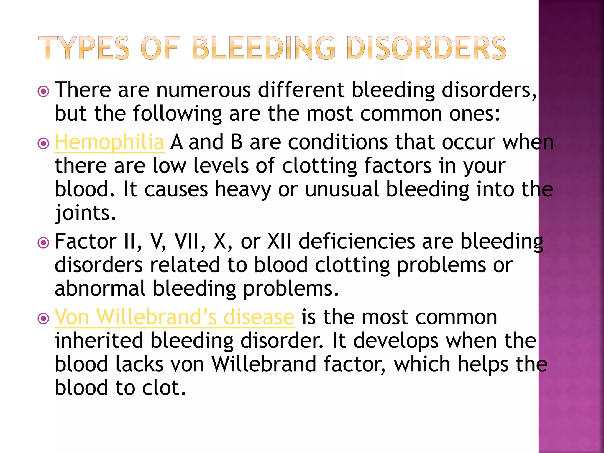 Blood coagulation disorders and laboratory diagnosis | PPT