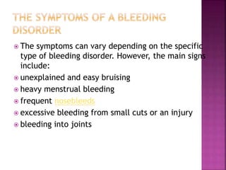Blood coagulation disorders and laboratory diagnosis | PPTX