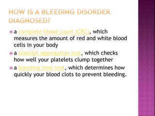 Blood coagulation disorders and laboratory diagnosis | PPTX