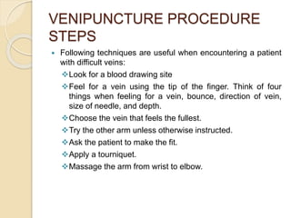 Blood collection | PPTX