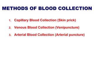BLOOD COLLECTION.ppt