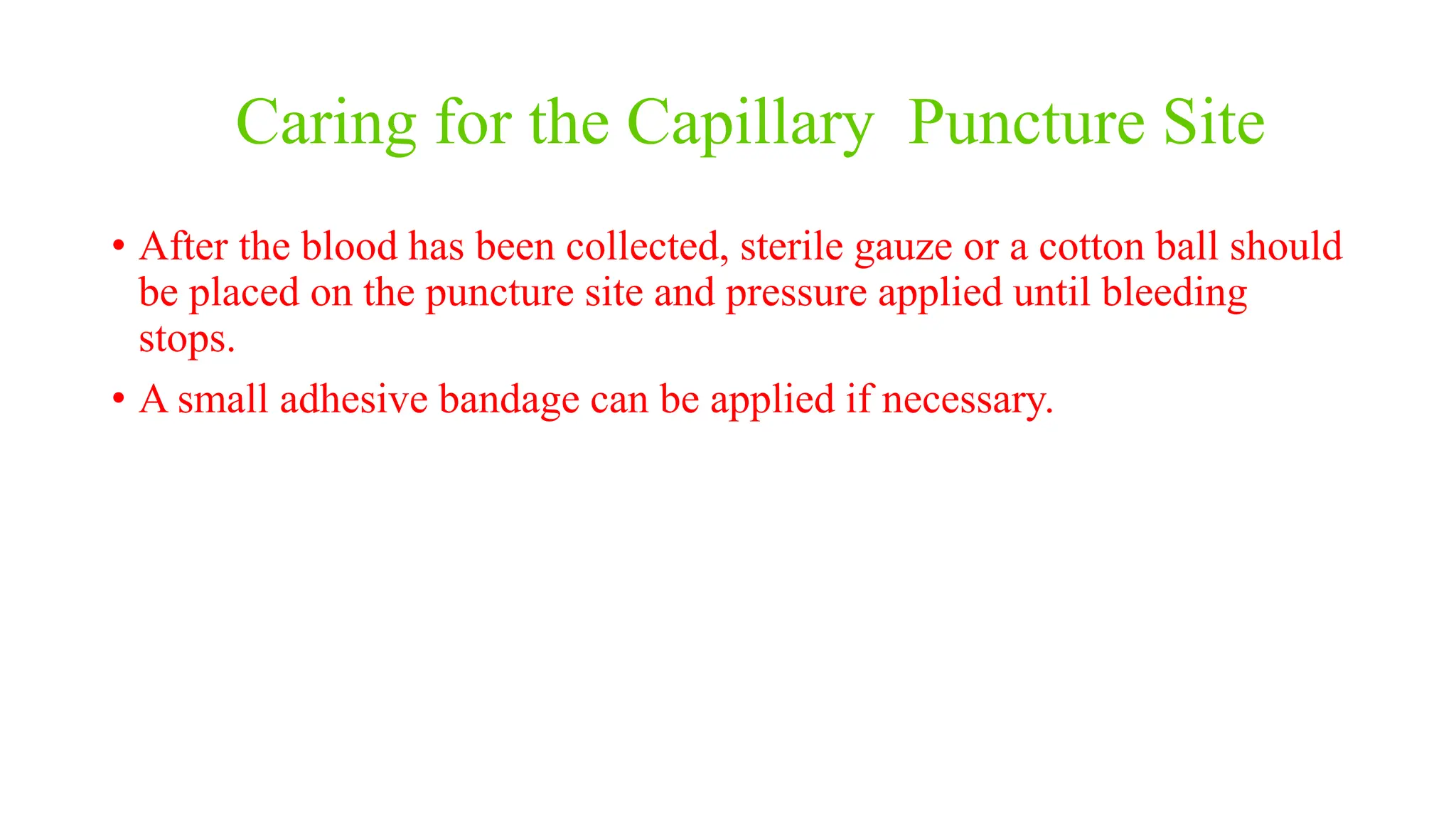 BLOOD COLLECTION METHODS AND PROCEDURE FOR STUDENTS | PDF