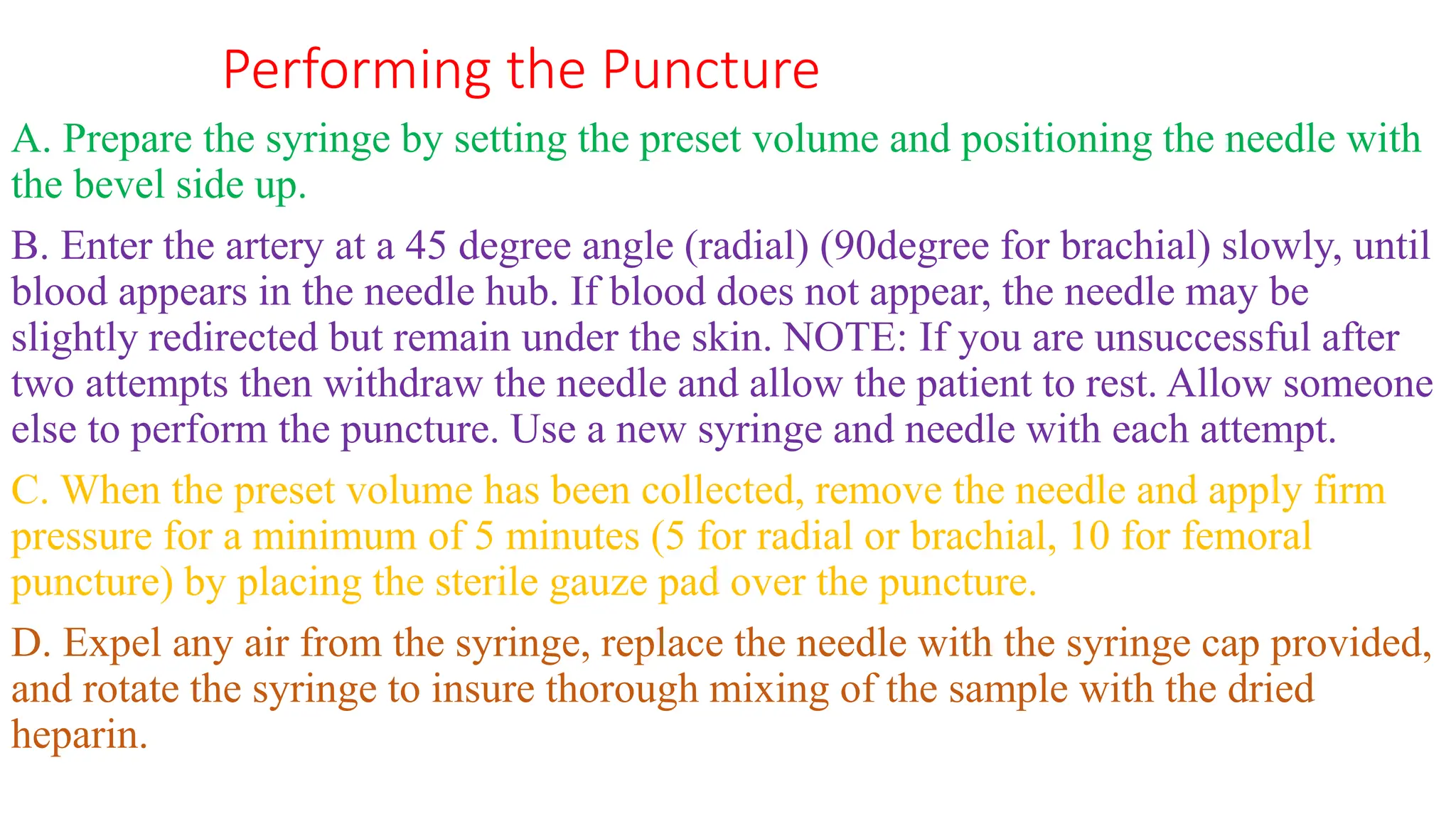 BLOOD COLLECTION METHODS AND PROCEDURE FOR STUDENTS | PDF