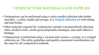 BLOOD COLLECTION METHODS AND PROCEDURE FOR STUDENTS | PDF