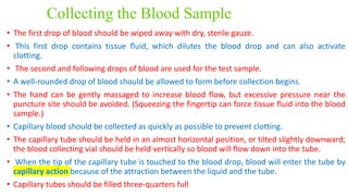 BLOOD COLLECTION METHODS AND PROCEDURE FOR STUDENTS | PDF