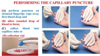 BLOOD COLLECTION METHODS AND PROCEDURE FOR STUDENTS | PDF
