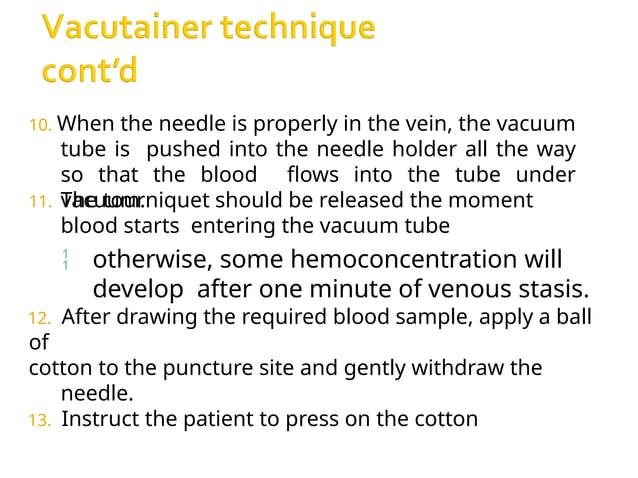 blood collection 1.pptxblood collection procedures | PPT