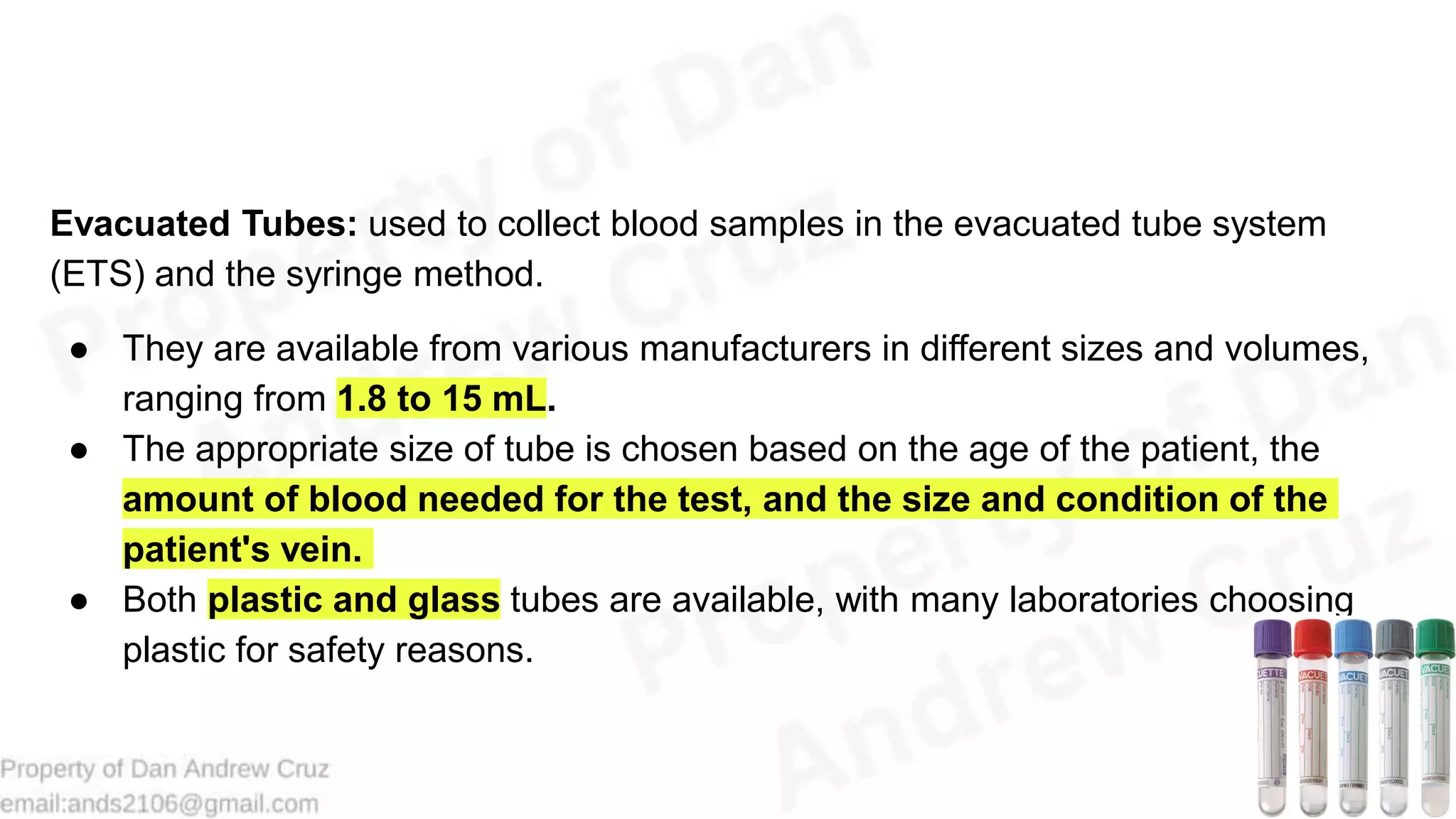 Blood collection, and Anticoagulants Trial.pptx