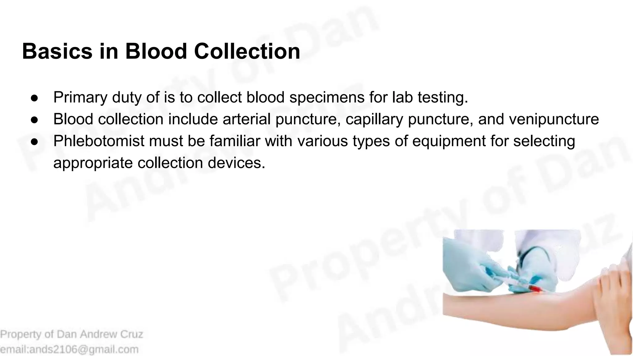 Blood collection, and Anticoagulants Trial.pptx