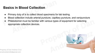 Blood collection, and Anticoagulants Trial.pptx