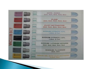 Blood collection and its types | PPT