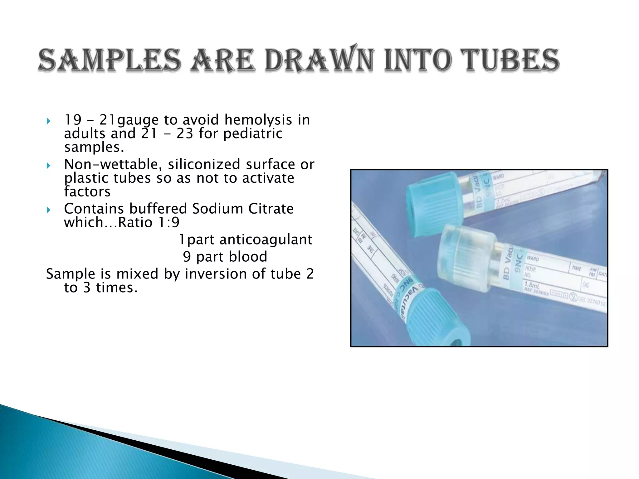 Blood collection and preservation | PPTX