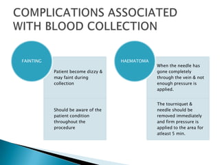 Blood collection and preservation | PPTX