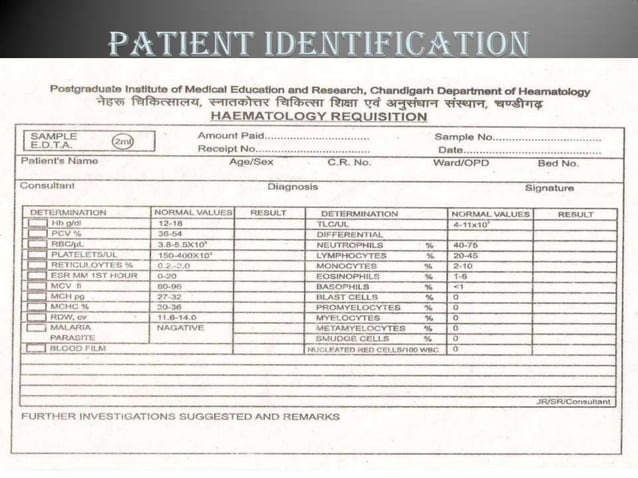 Blood collection and preservation | PPTX | First Aid | Injuries