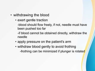 BLOOD COLLECTION BY VENIPUNCTURE.ppt