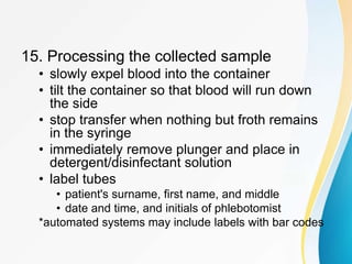 BLOOD COLLECTION BY VENIPUNCTURE.ppt