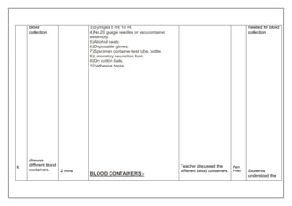 blood collection new.docxhahahhahhahhhshshh | PPT