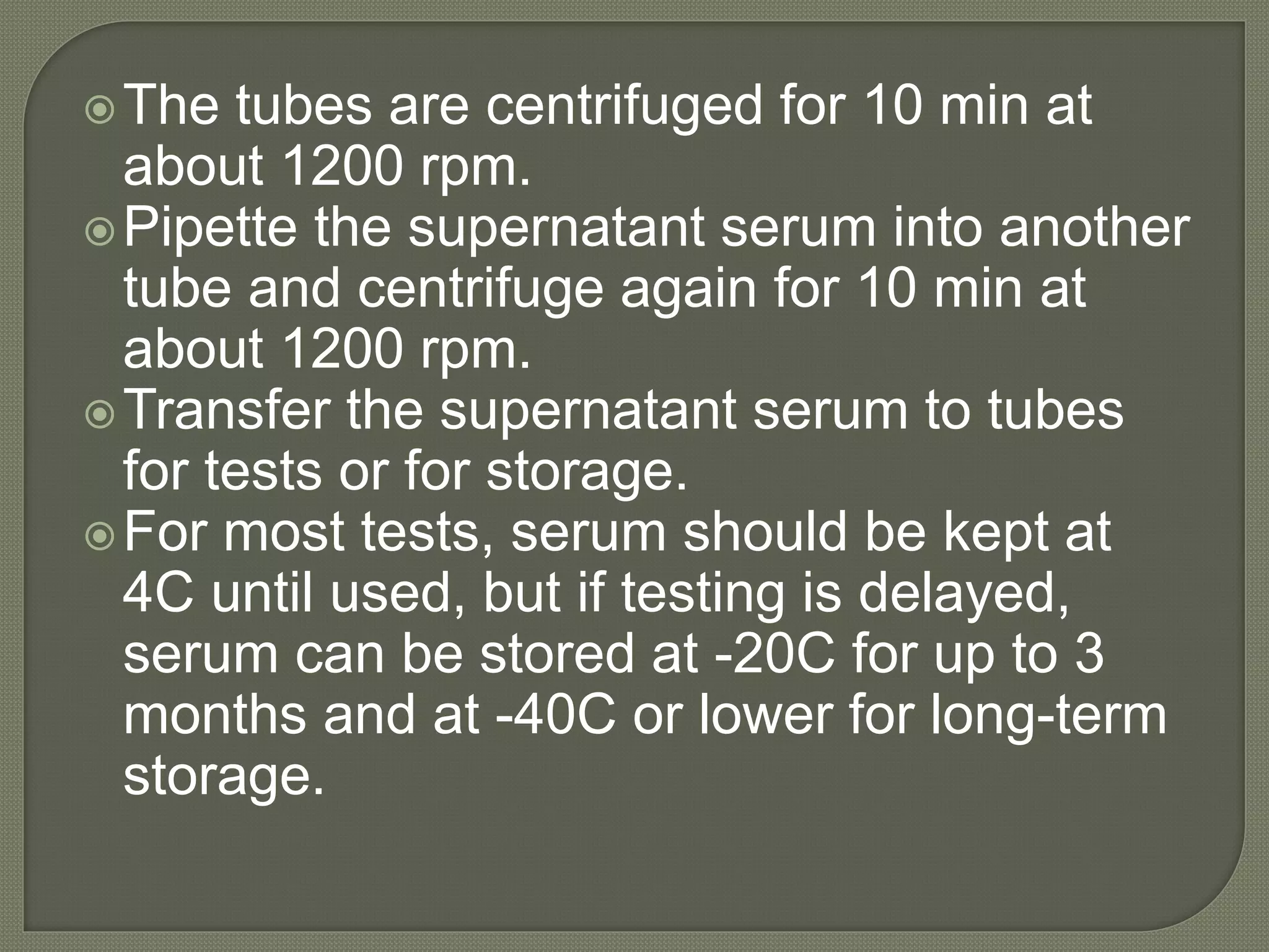 Blood collection, precautions to prevent hemolysis and | PPTX