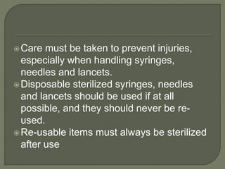 Blood collection, precautions to prevent hemolysis and | PPTX