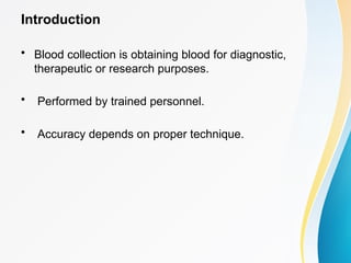 Blood Collection Procedures undergraduate MBBS 2.pptx