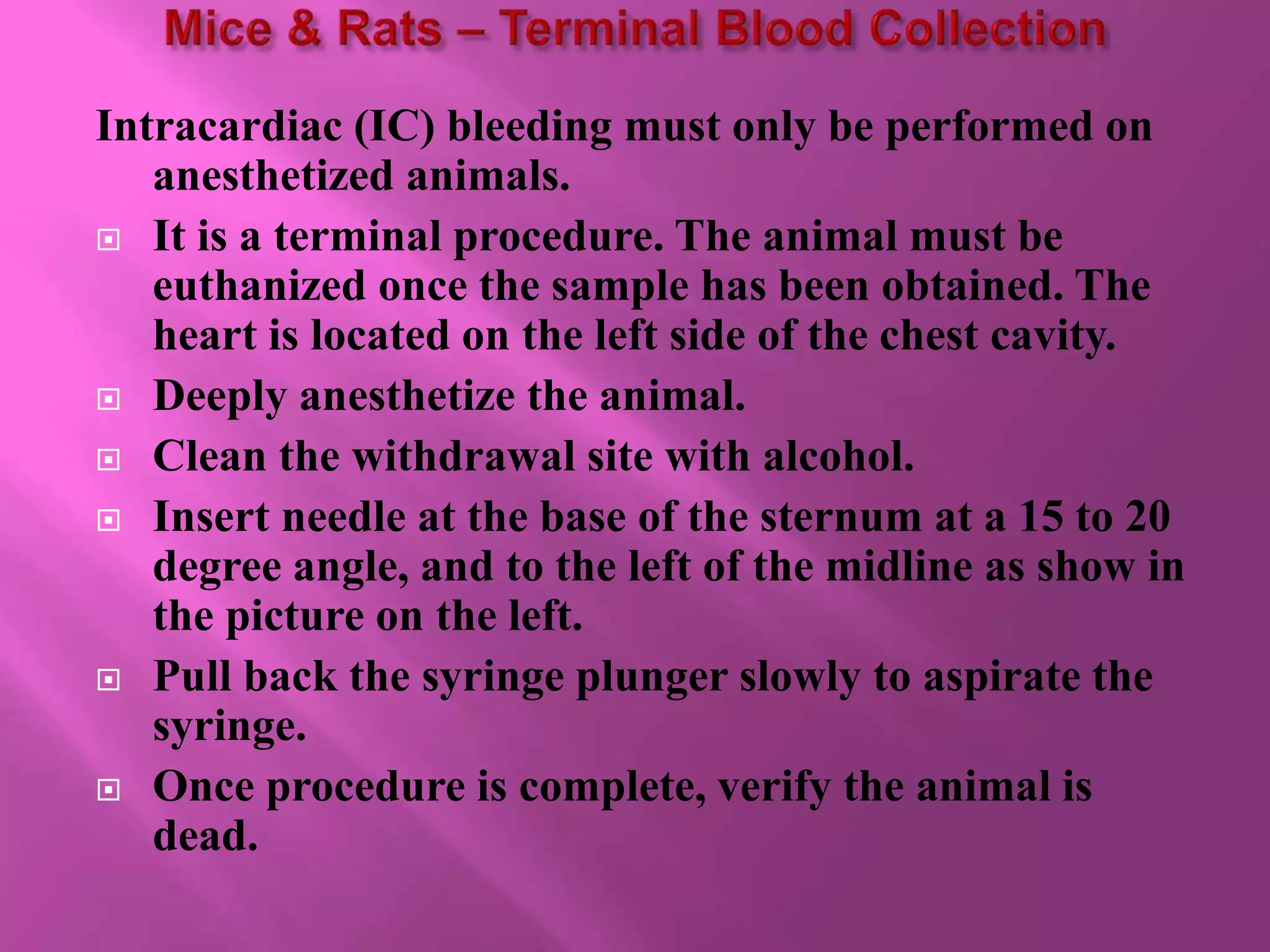Blood collection techniques | PPTX