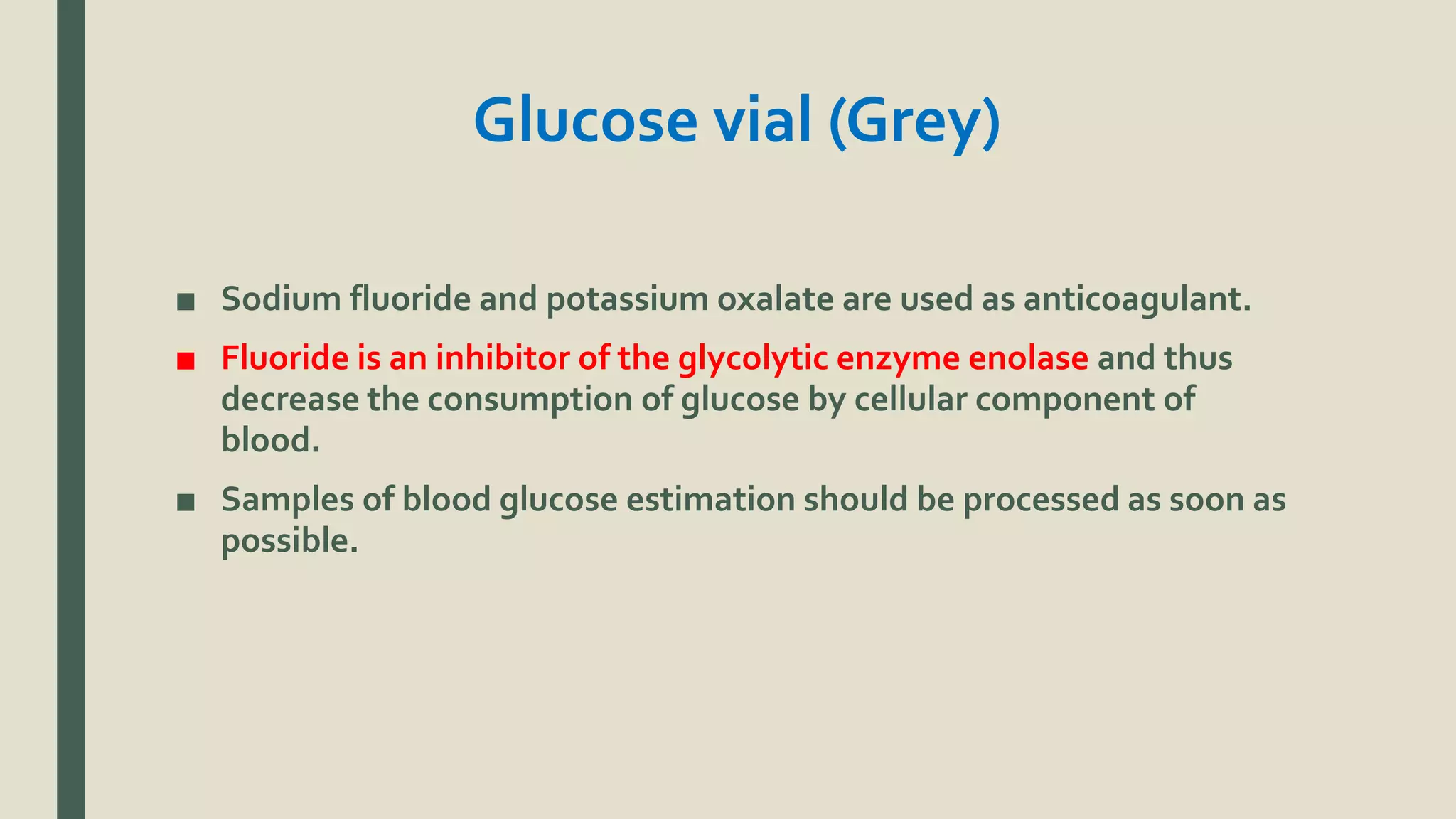 Blood collection tubes - Colour coding of vials, Order of draw | PPTX