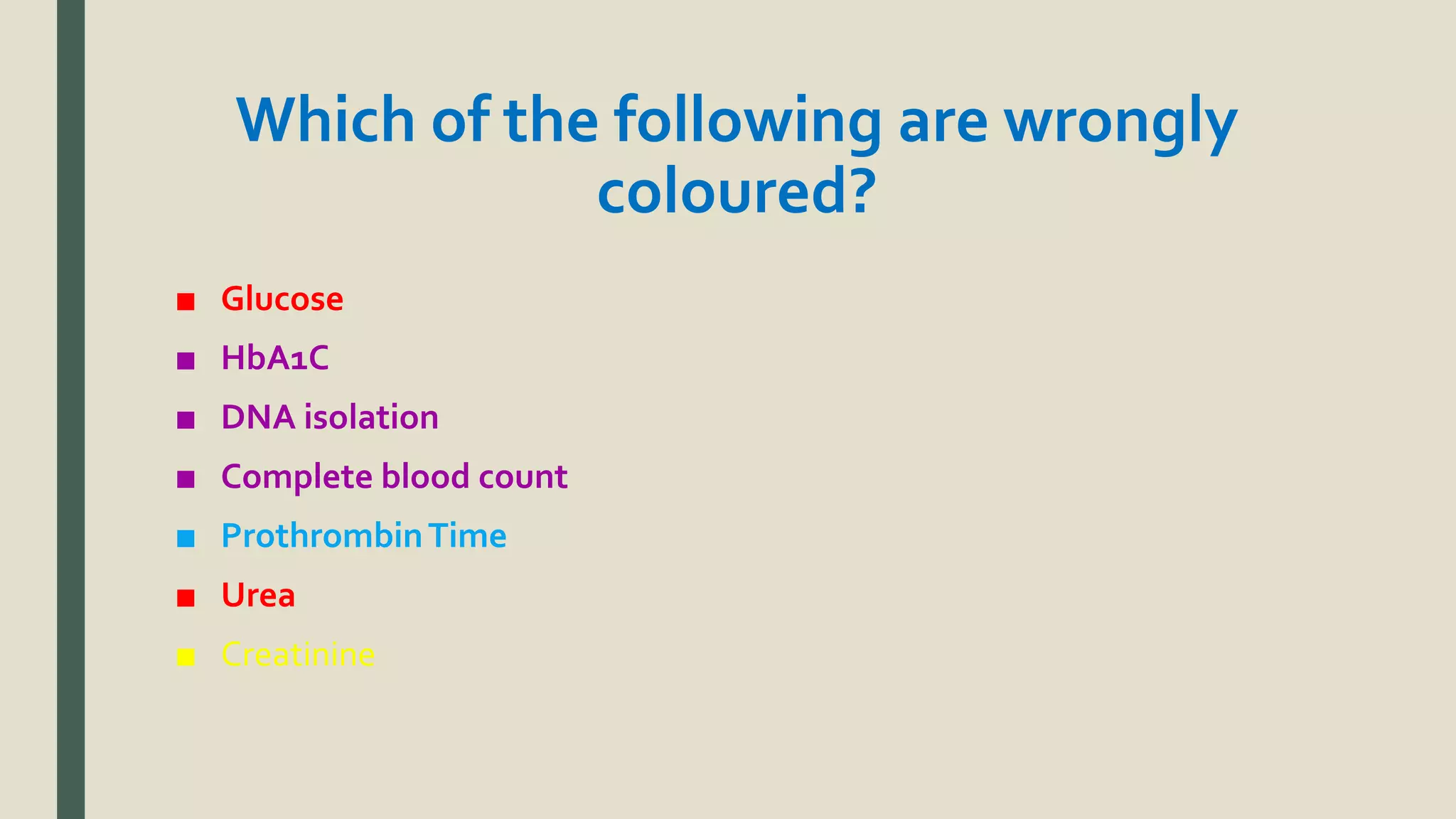 Blood collection tubes - Colour coding of vials, Order of draw | PPTX