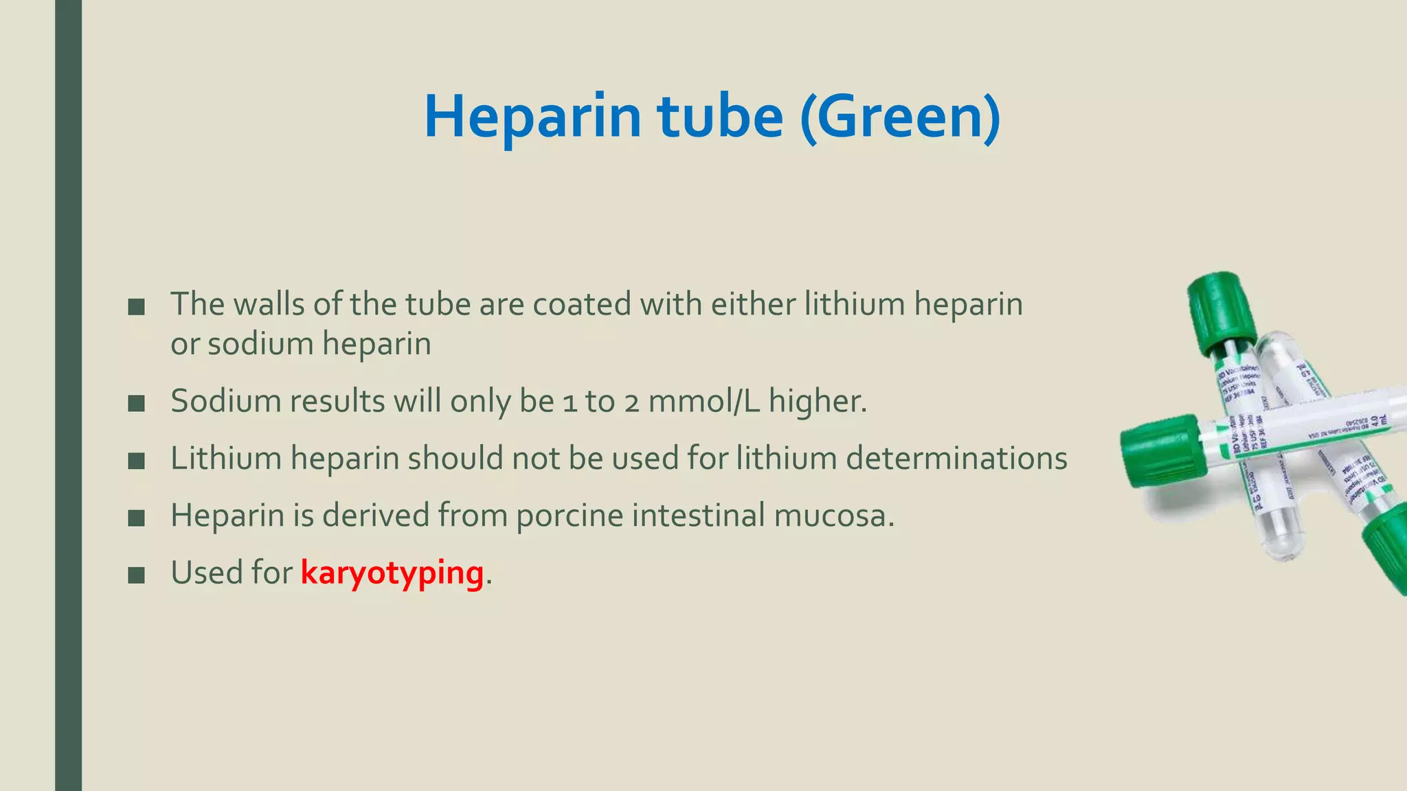 Blood collection tubes - Colour coding of vials, Order of draw | PPTX