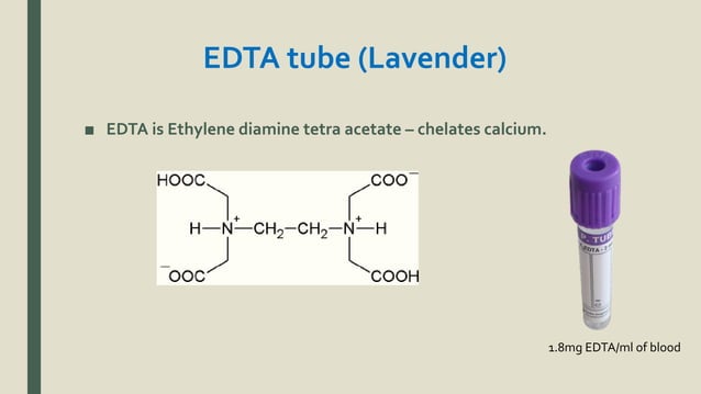 Blood collection tubes - Colour coding of vials, Order of draw | PPTX ...