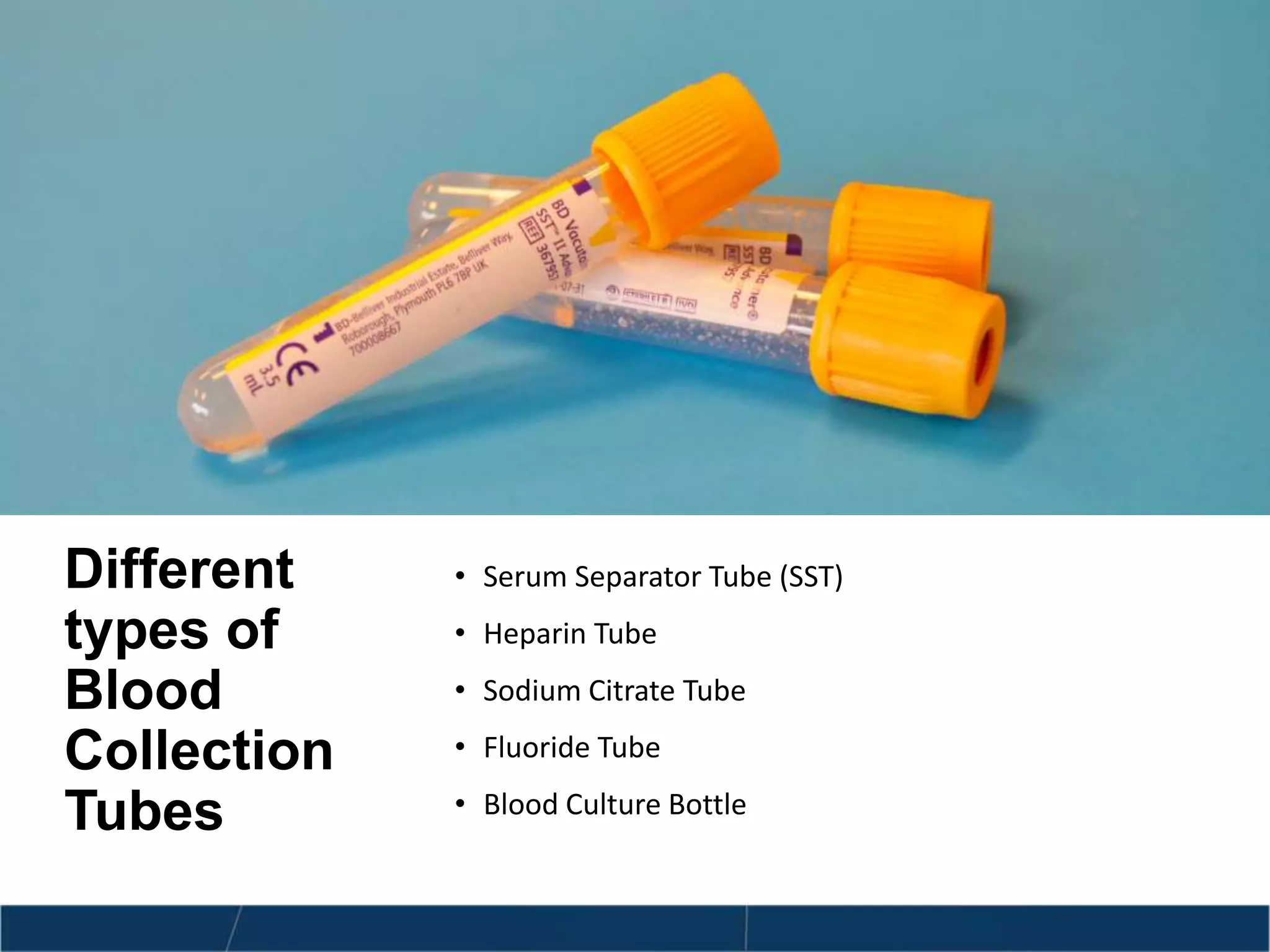 Blood Collection Tubes | PPTX